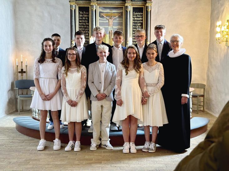 Konfirmander - V. Tostrup, Roum og Hvam sogne